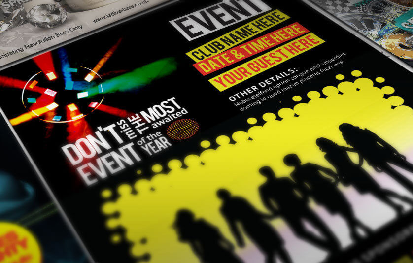 Bold and Vivid Event Flyer - InDesign Template Layout