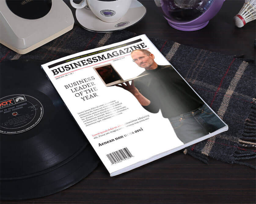 Business Magazine Cover Template - 1 Page Download