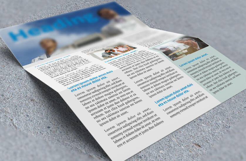 A4 Company Newsletter - 2 Design Pages