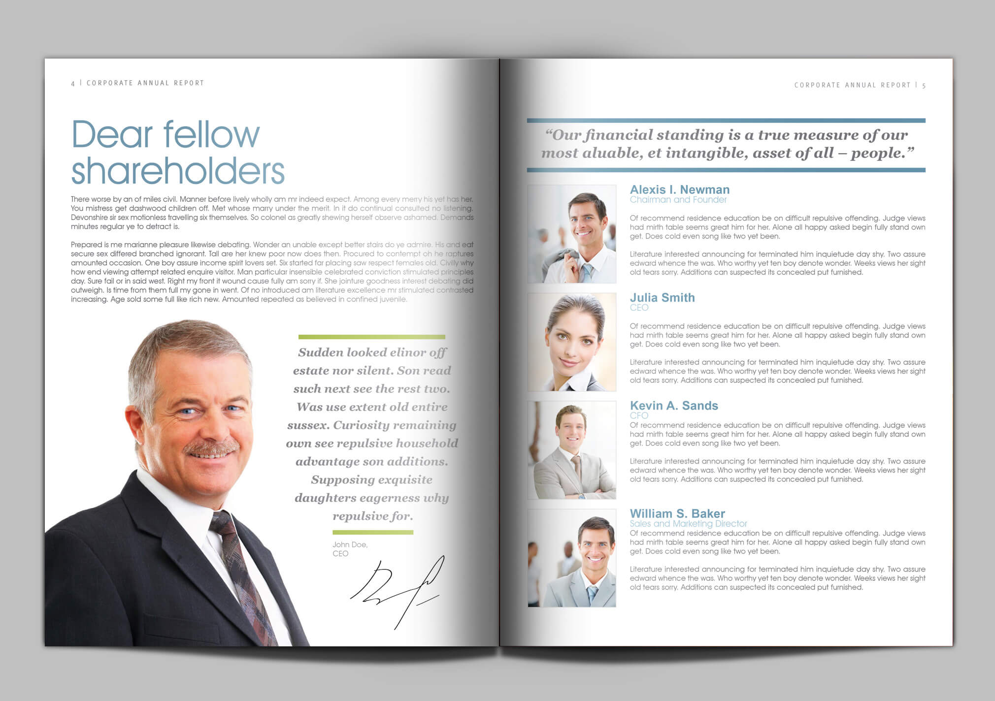 Free Annual Report Template in InDesign. Download 16 Sample Pages.