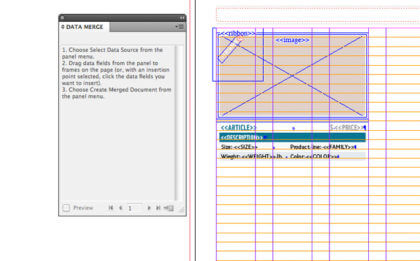 InDesign Data Merge - Use Spreadsheets To Create Documents