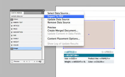 InDesign Data Merge - Use Spreadsheets To Create Documents