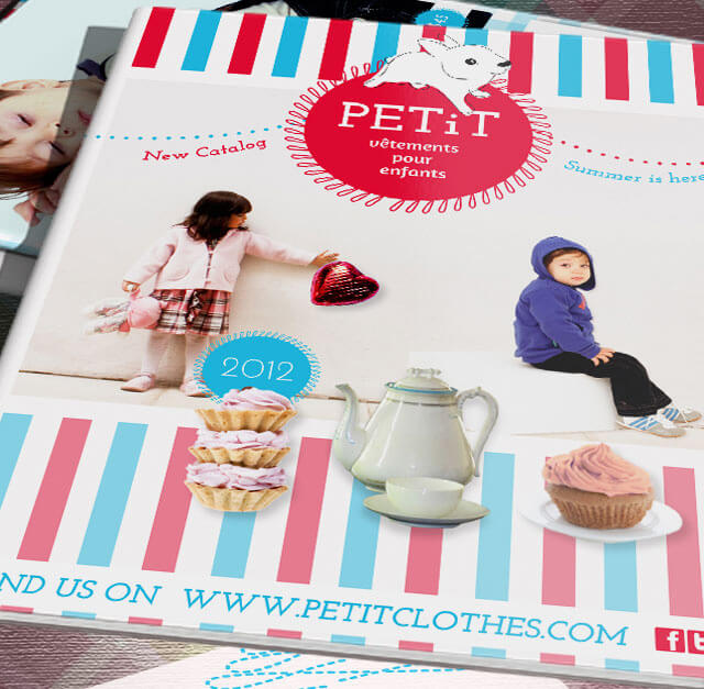 Petit clothing - InDesign Template to create child catalogue