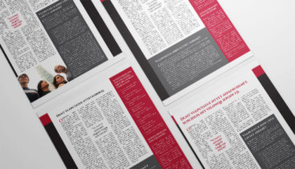 17 x 11 Tabloid Size - Political Newsletter Tabloid in InDesign