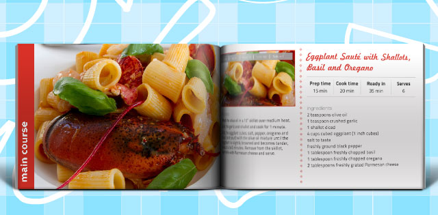 Cook Book / Recipe Book Template. 20 Sample pages for Recipes.
