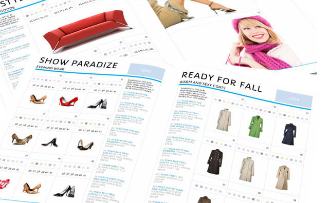 Clothing Grid Catalog InDesign Template - 16 Pages to Customize