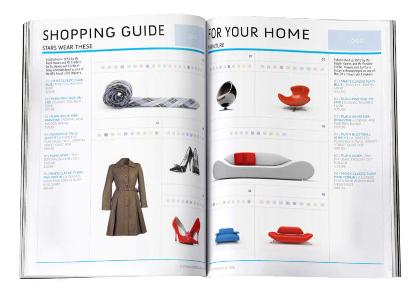 Clothing Grid Catalog InDesign Template - 16 Pages to Customize