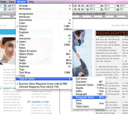 Tutorials and How To: InDesign Templates